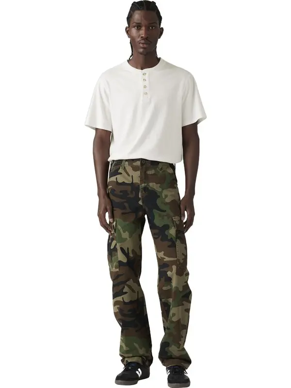 LEVI'S Xx Cargo Straight Fit Pants - Demitasse Phalarope Camo