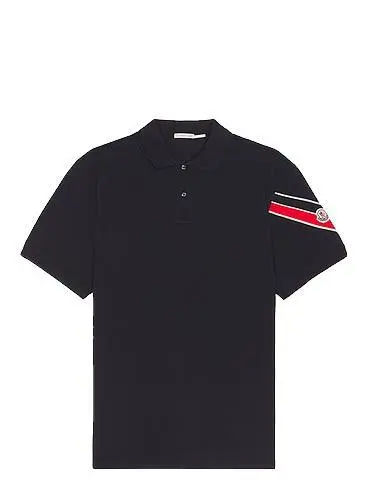 Moncler Short Sleeve Polo - Black