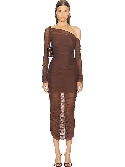 SEROYA Chantae Mesh Dress - Coconut