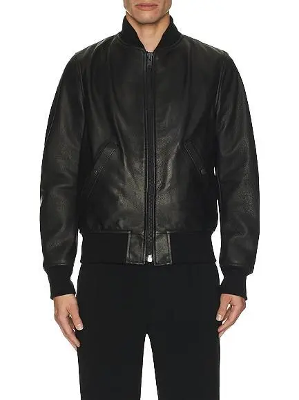 SCHOTT Lightweight Bomber Jacket - Black