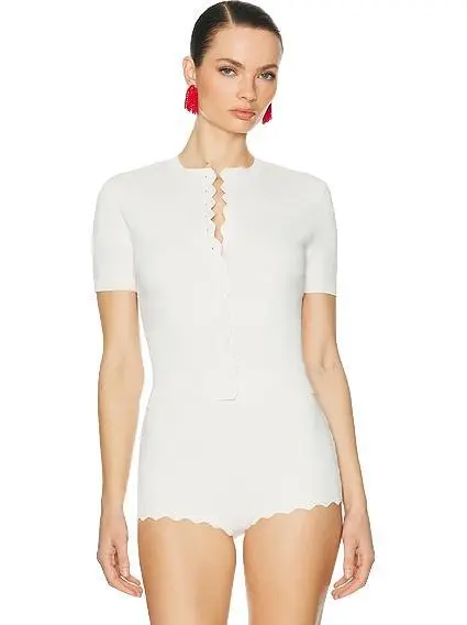 HELSA Elvira Cardigan Top - Cream