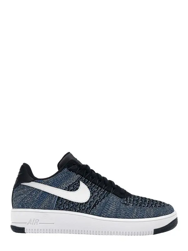 Nike Air Force 1 Low Flyknit Sneakers - Obsidian/white/star Blue