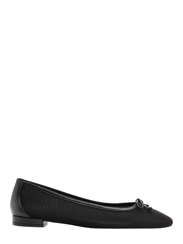 STUART WEITZMAN Arabella Mesh Ballet Flats - Black