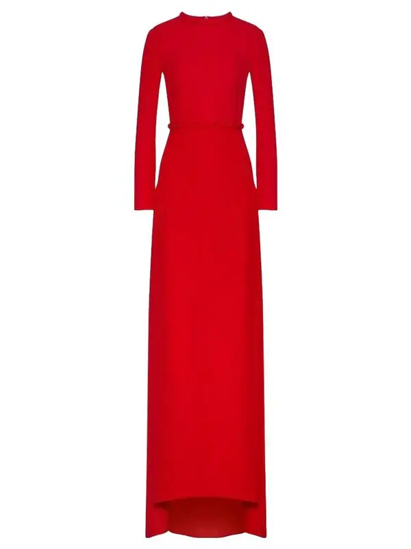 Valentino Garavani Belted Train Gown - Red