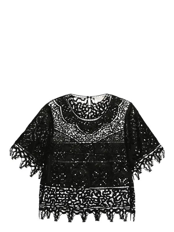Ulla Johnson Aria Lace Blouse - Black