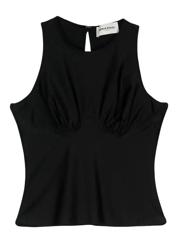 Sonia Rykiel Paris Bustier Tank Top - Black