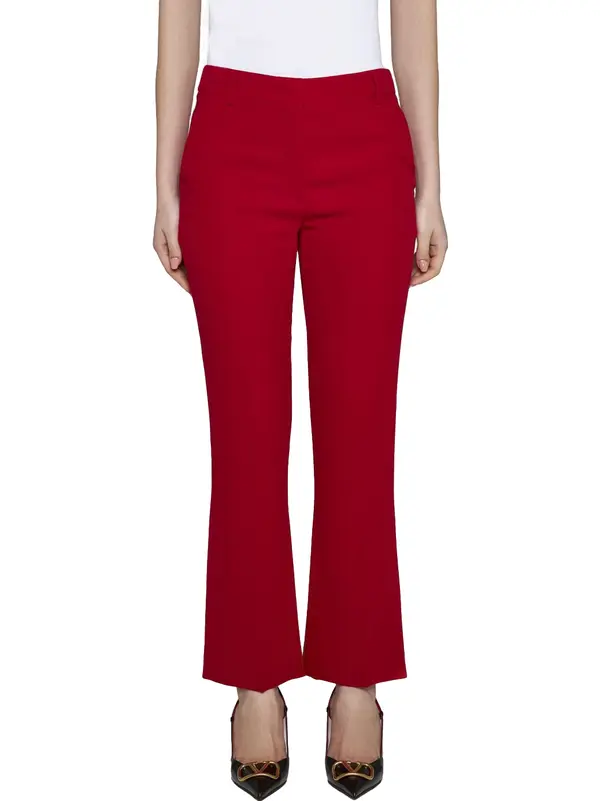Valentino Garavani Trousers - Red