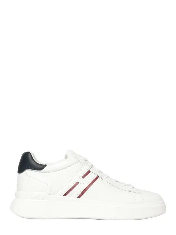 Hogan Lace-up Leather Sneakers - White