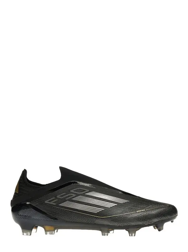 Adidas F50 Elite Laceless Fg - Core Black/iron Metallic/gold Metallic