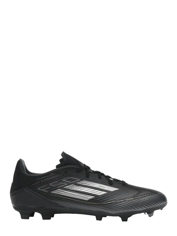 Adidas F50 League Ground Athletic Shoe - Core Black/iron Metallic/gold Metallic