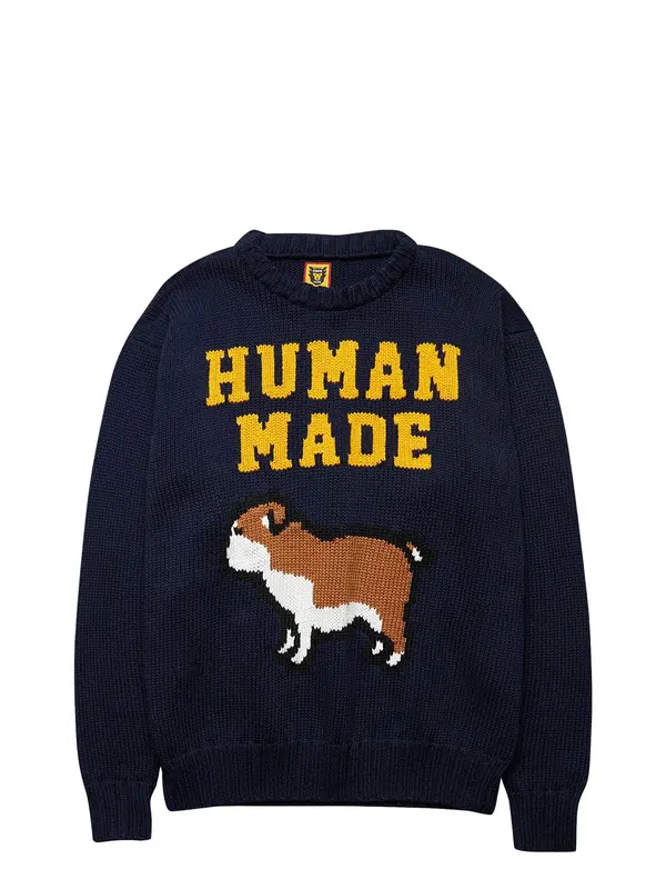 HUMAN MADE Knit Sweatshirt - Blue