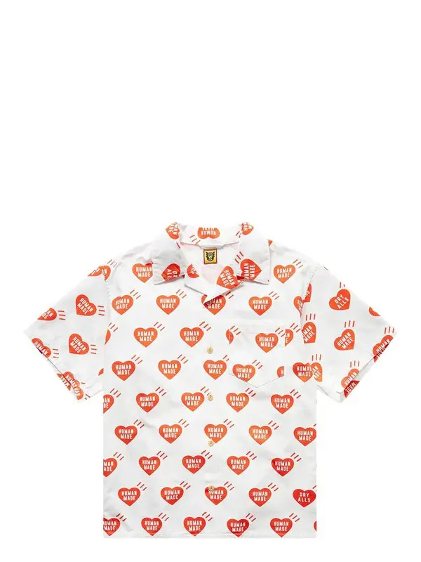 HUMAN MADE Heart Aloha Shirt - White