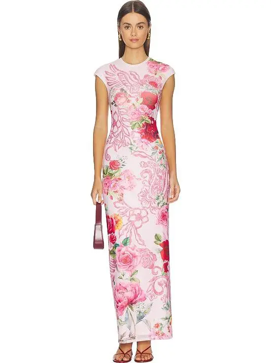 AFRM Cody Maxi Dress - Wing Rose