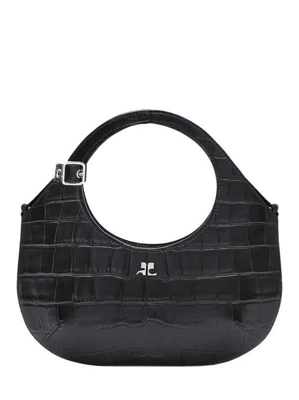 COURREGES Mini Holy Tote Bag - Black