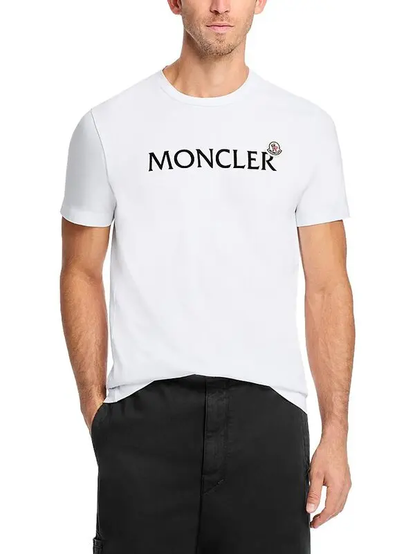 Moncler Graphic Logo Tee - White