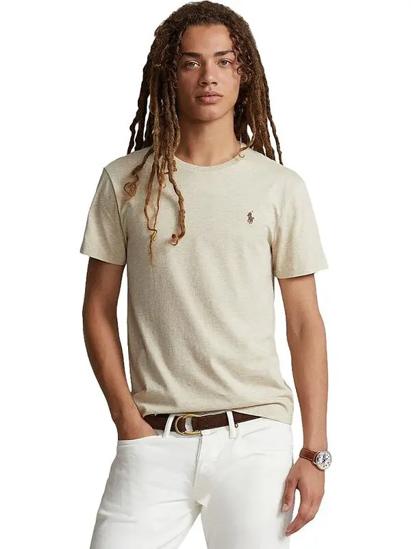 Polo Ralph Lauren Washed Solid Tee - Expedition Dune Heather