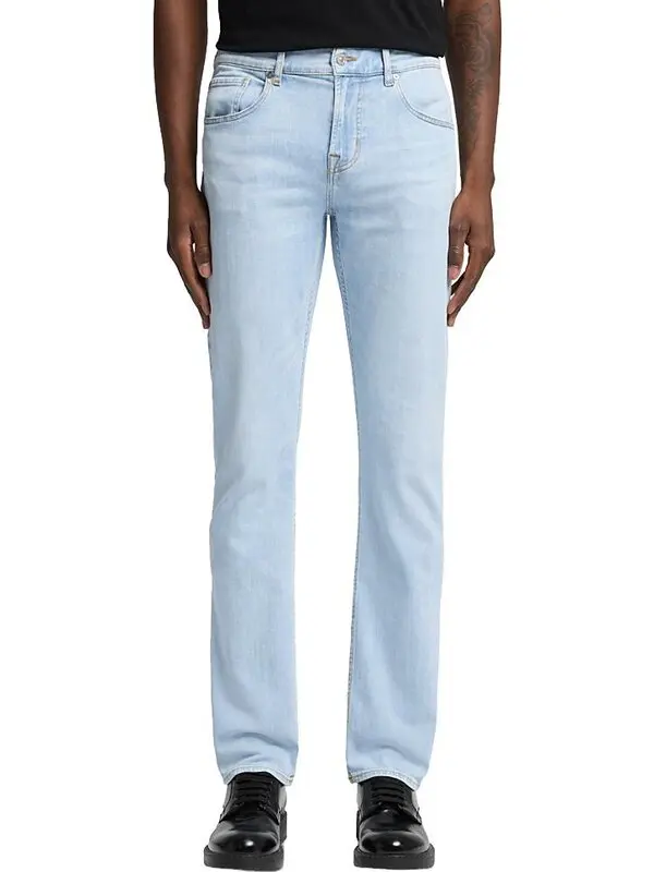 7 For All Mankind Straight Fit Jeans - Studio Blue