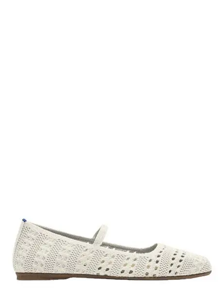 Rothy's The Max Square Mary Jane - Sandy Crochet