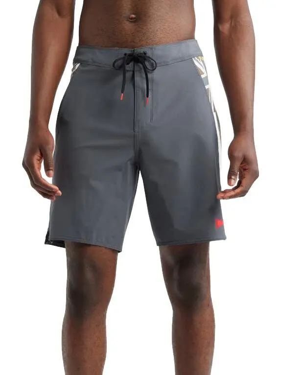 FLORENCE Pro Hawaii Board Shorts - Charcoal