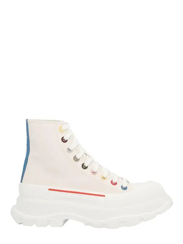 Alexander McQueen Tread Slick Boot - White/multicolour