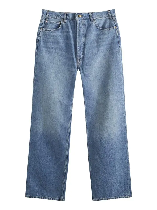 ANINE BING Gavin Long Jeans - Washed Blue