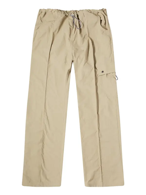 PEACHY DEN Isabella Recycled Nylon Trousers - Trench