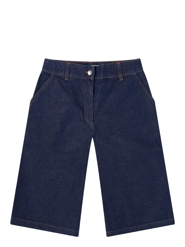 Maison Kitsuné Workwear Denim Bermuda Shorts - Indigo