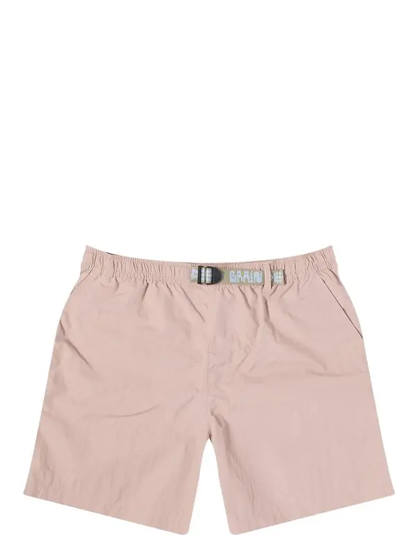 BRAIN DEAD Nylon Climber Shorts - Mauve