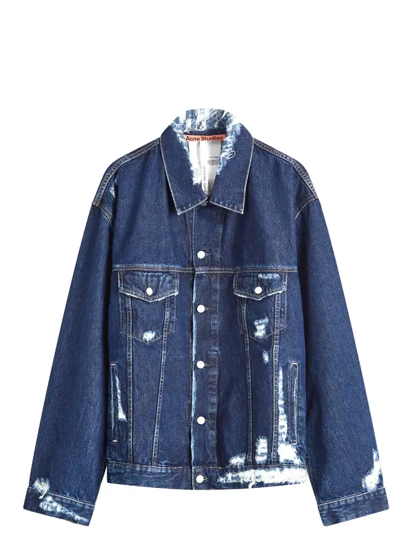 Acne Studios Robert Distressed Denim Jacket - Mowgli