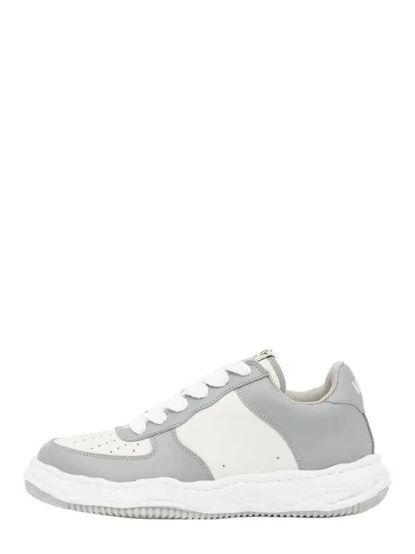 Mihara Yasuhiro Wayne Low Og Sole Leather Sneakers - Grey/white