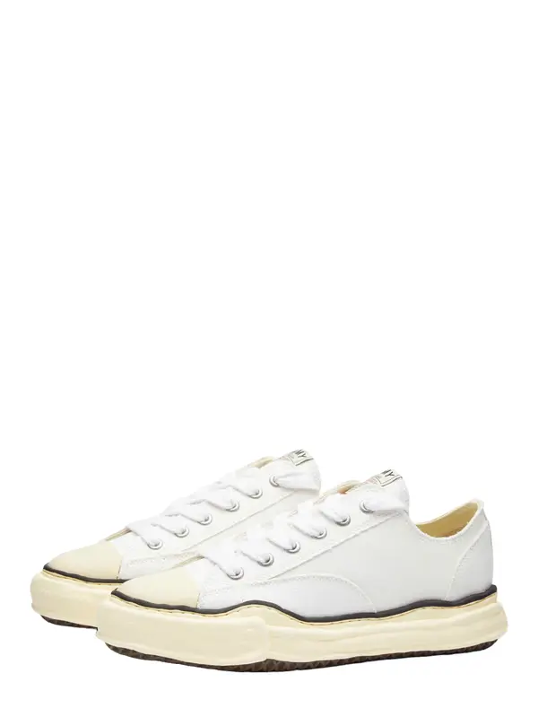 Mihara Yasuhiro Peterson Low Vintage Sole Canvas Sneakers - White