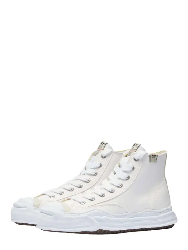 Mihara Yasuhiro Hank High Sneakers - White