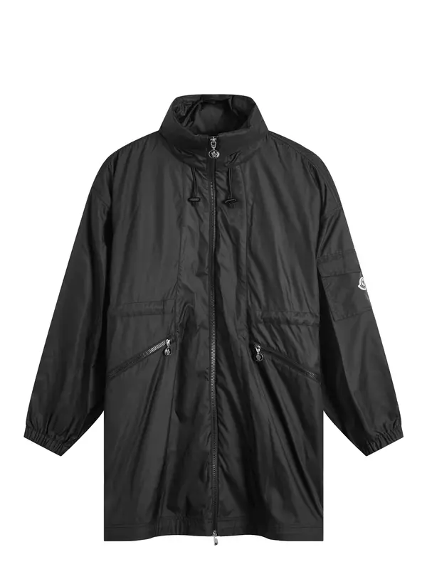 Moncler Adhemar Long Parka Jacket - Black