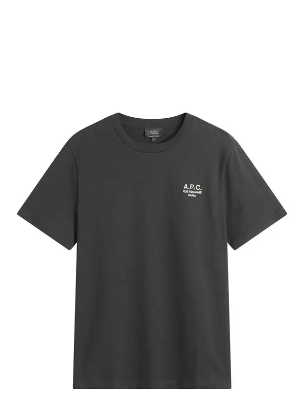 A.p.c. Rue Madame Logo T-shirt - Black/white