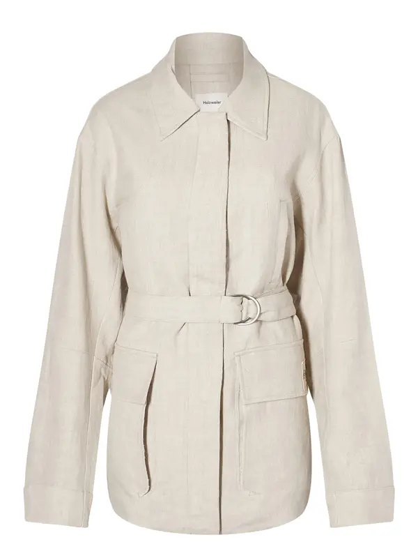 HOLZWEILER Gorti Linen Jacket - Sand
