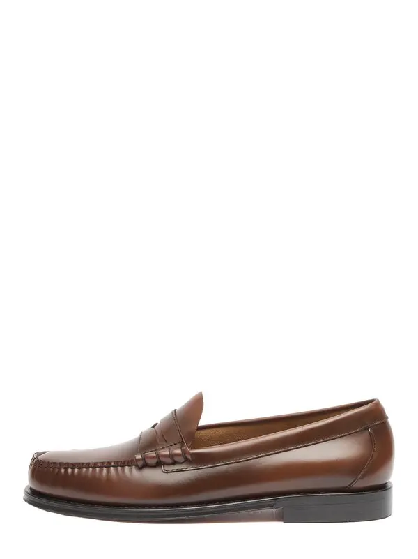 G.H. BASS & CO. Larson Penny Loafer - Mid Brown Leather