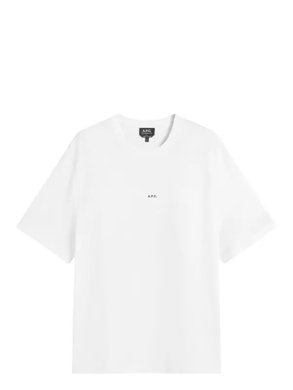 A.p.c. Micro Logo T-shirt - White/black