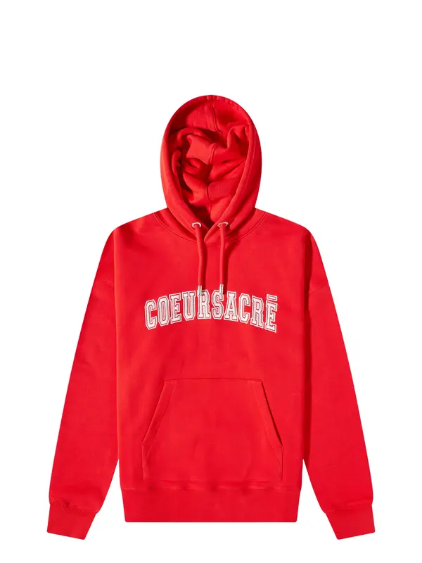 Ami Coeur Sacre Popover Hoodie - Scarlet Red