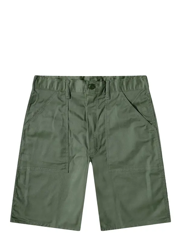 STAN RAY Fatigue Shorts - Olive Sateen