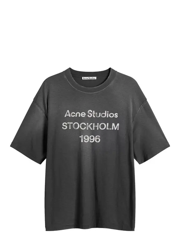 Acne Studios Exford 1996 T-shirt - Faded Black