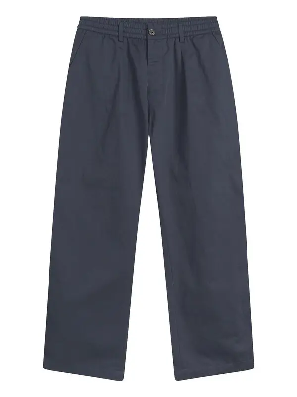 Universal Works Pleated Track Pant - Navy