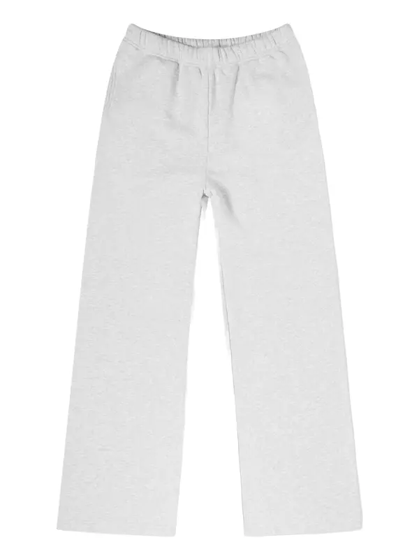 Good American Brushed Fleece Wide Leg Sweatpants - Grey