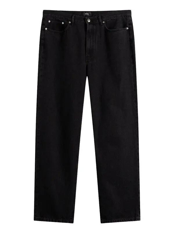 A.p.c. Martin Straight Leg Jeans - Washed Black