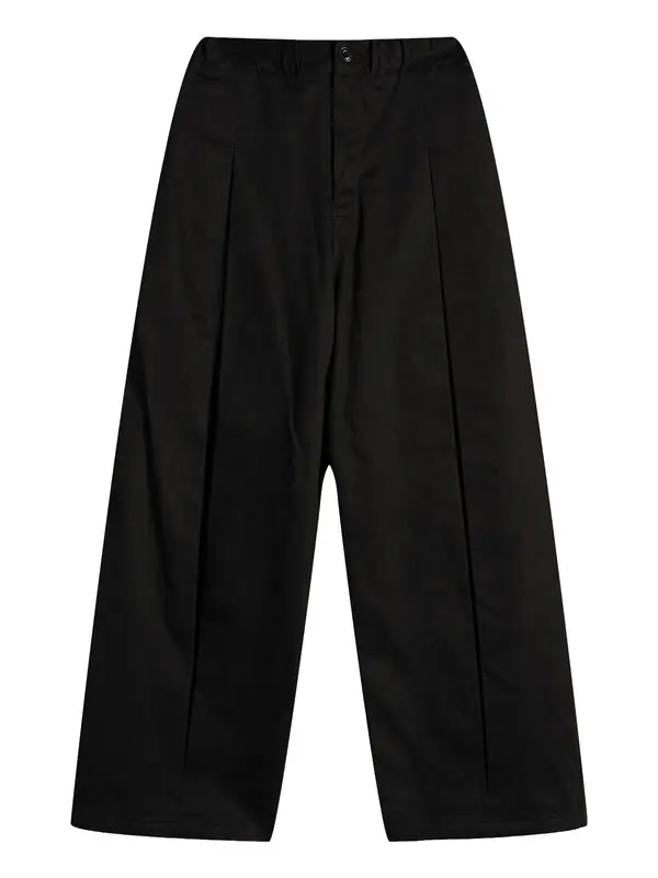 SAGE NATION Box Pleat Trouser - Black
