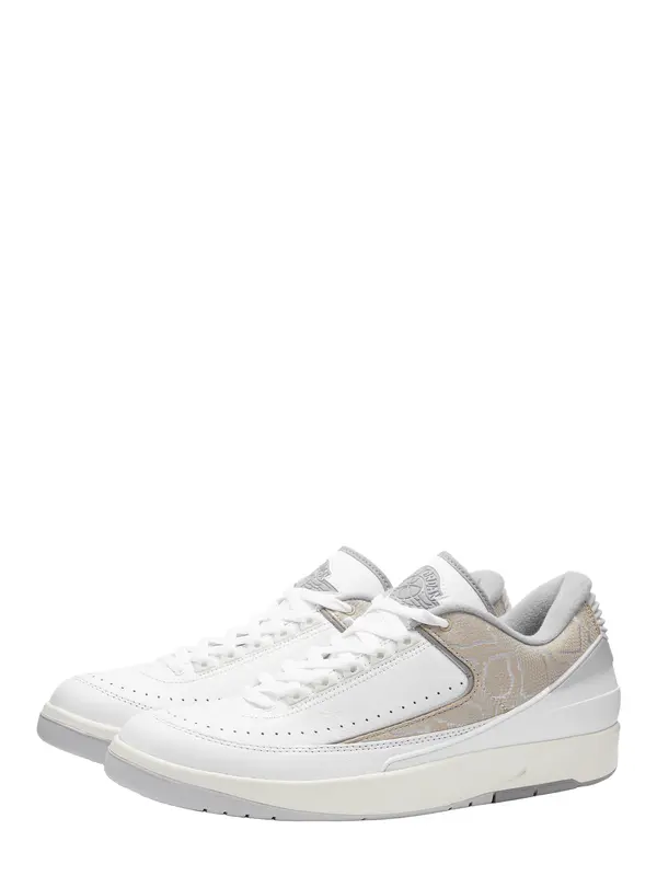 JORDAN 2 Retro Low Sneakers - Cement Grey/sanddrift/sail