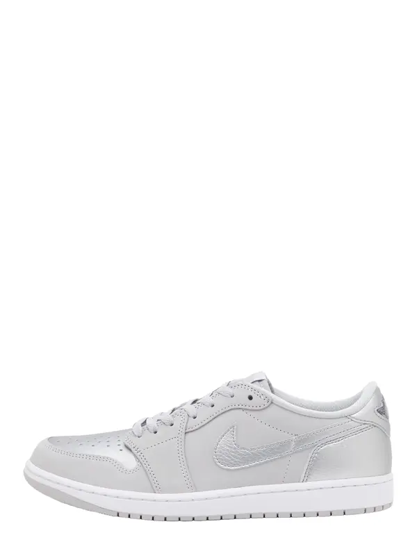 JORDAN 1 Retro Low Og Sneakers - Grey/silver/white