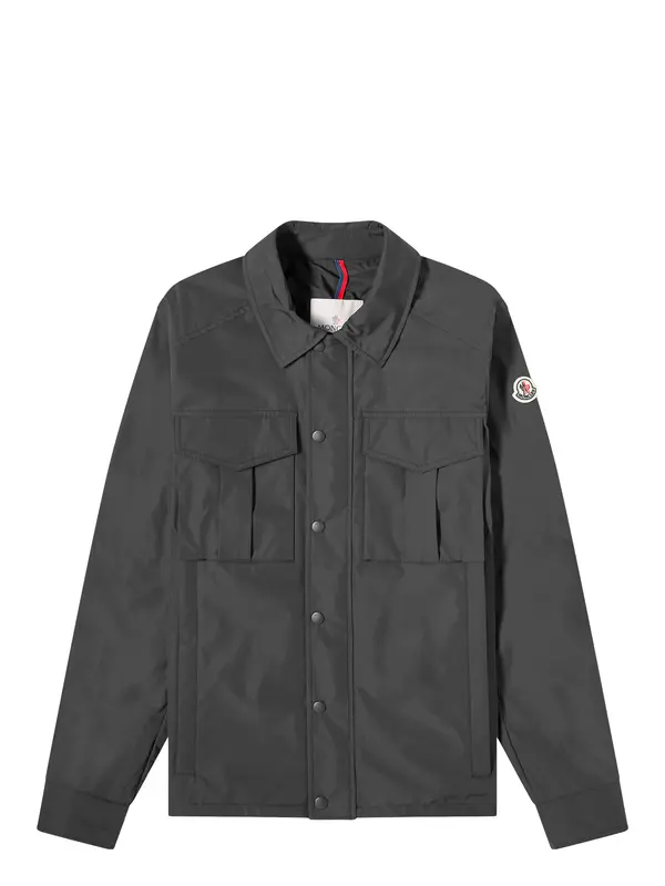 Moncler Frema Micro Soft Nylon Overshirt - Black