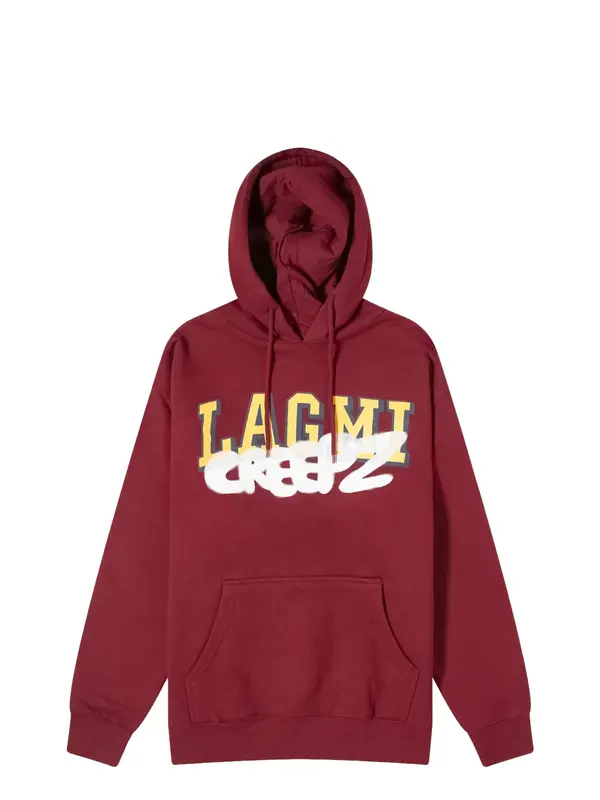 CREEPZ Tagged Collegiate Hoodie - Crimson