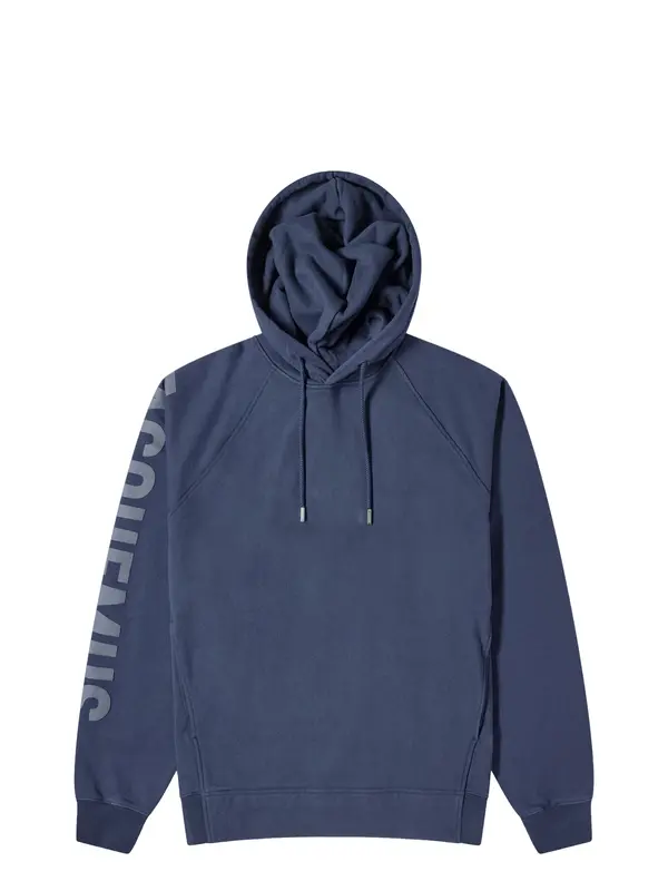 Jacquemus Typo Hoodie - Dark Navy