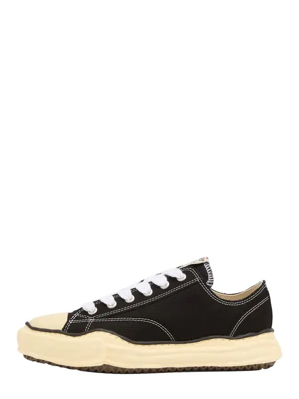 Mihara Yasuhiro Peterson Vintage Sole Low-top Sneakers - Black